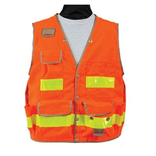 SECO Vest | Lightweight, Class 2, Orange, Large | AllTerra Central